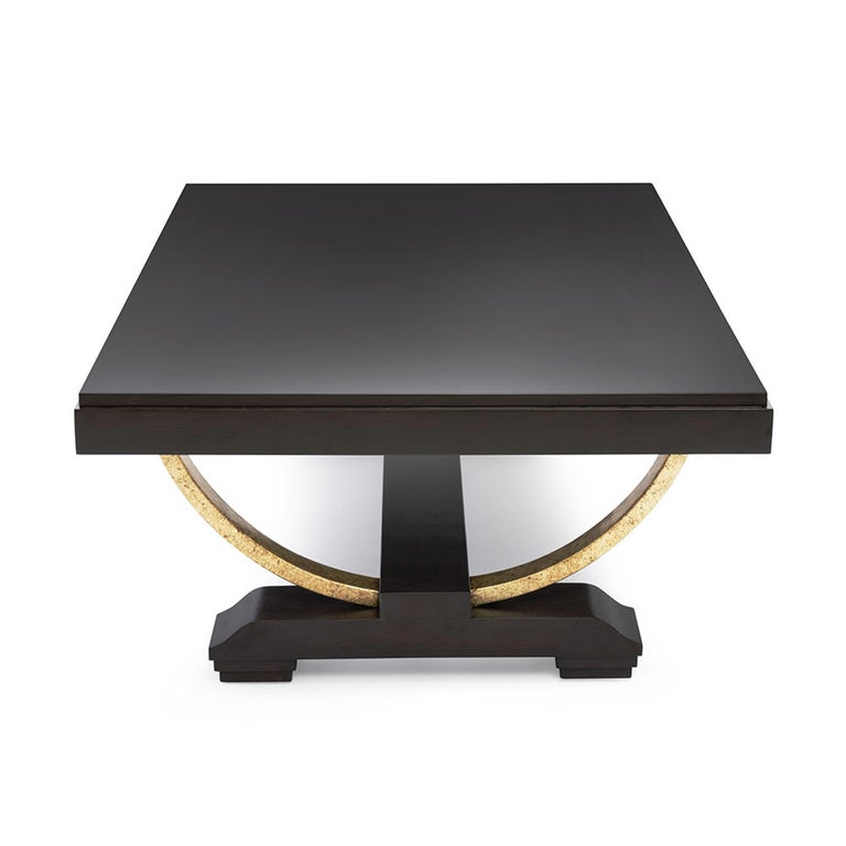Bel Air Coffee Table in Chocolate and Antiqued Gold by Innova Luxuxy ...