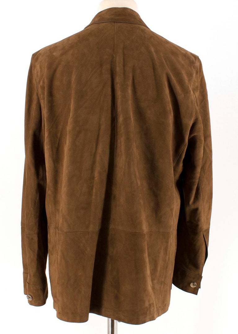 Bel y Cia Brown Suede Jacket XL at 1stDibs | cia jacket