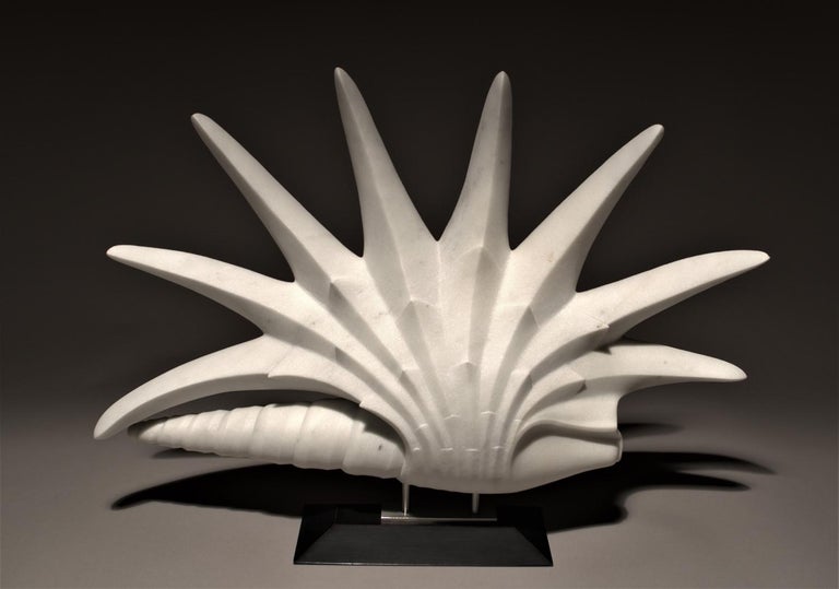 Bela Bacsi - Shell of the Gods: Italian Carrara Marble, Sculpture For ...