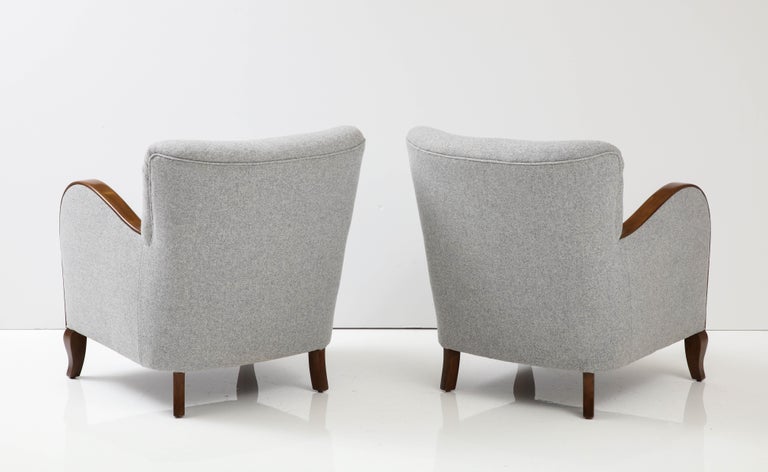 Belgian Art Deco Club Chairs For Sale at 1stDibs