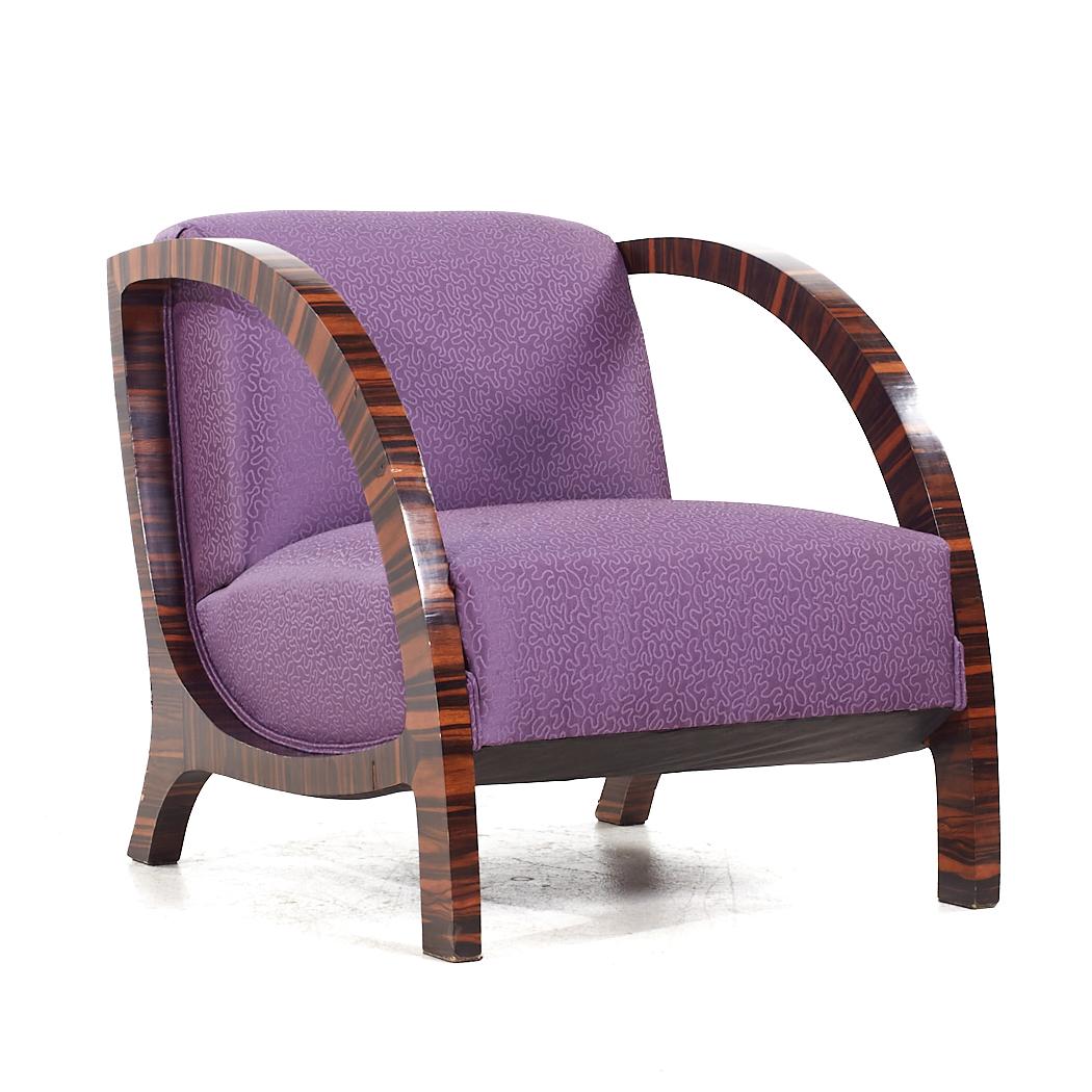 Belgian Art Deco Lounge Chairs - Pair For Sale at 1stDibs