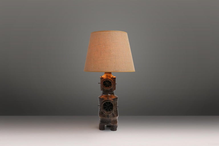 Belgian Brutalist Lamp, circa 1960 For Sale at 1stDibs