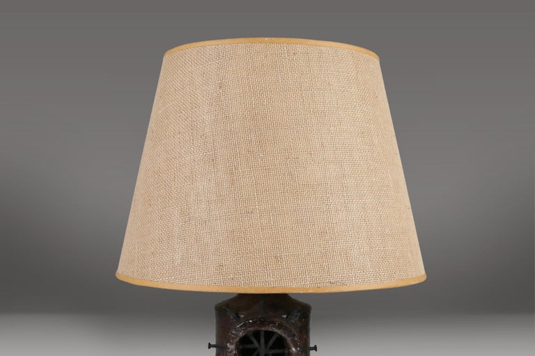 Belgian Brutalist Lamp, circa 1960 For Sale at 1stDibs