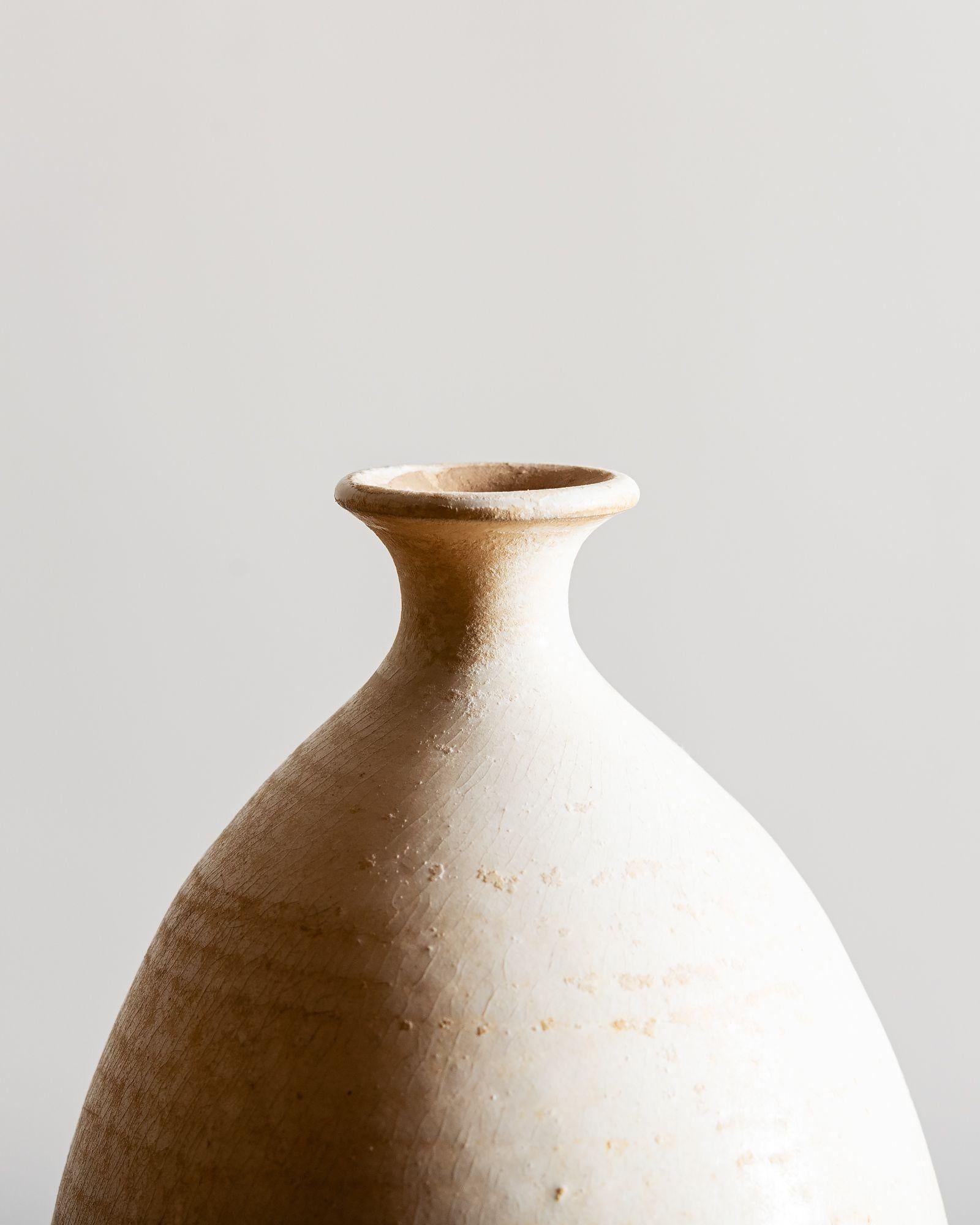 Belgian Contemporary Vase in Bisque Glaze, 2018 For Sale at 1stDibs