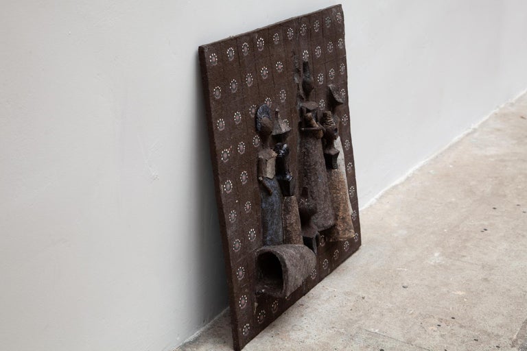 Belgium Handcrafted Ceramic Wall Art, 1970s For Sale at 1stDibs