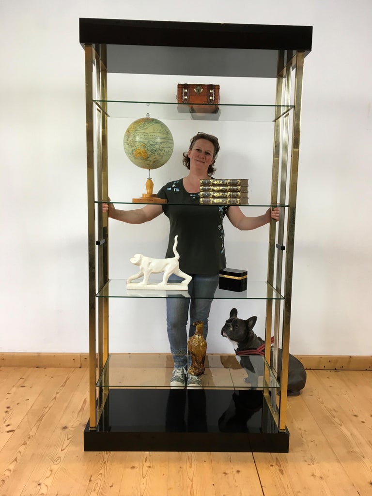 Belgo Chrome Open Showcase, Open Shelves For Sale at 1stDibs