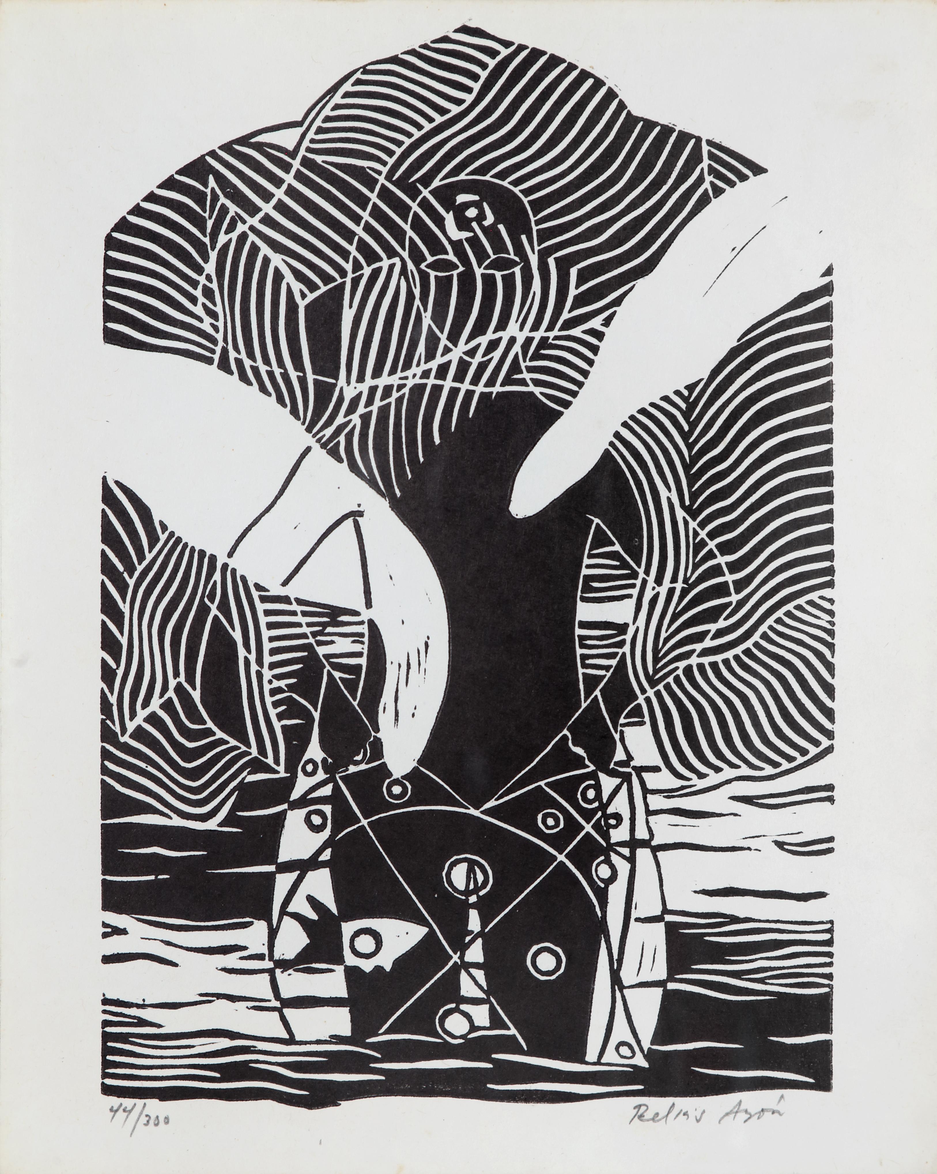 Belkis Ayon - Untitled Ed 44 of 300 For Sale at 1stDibs