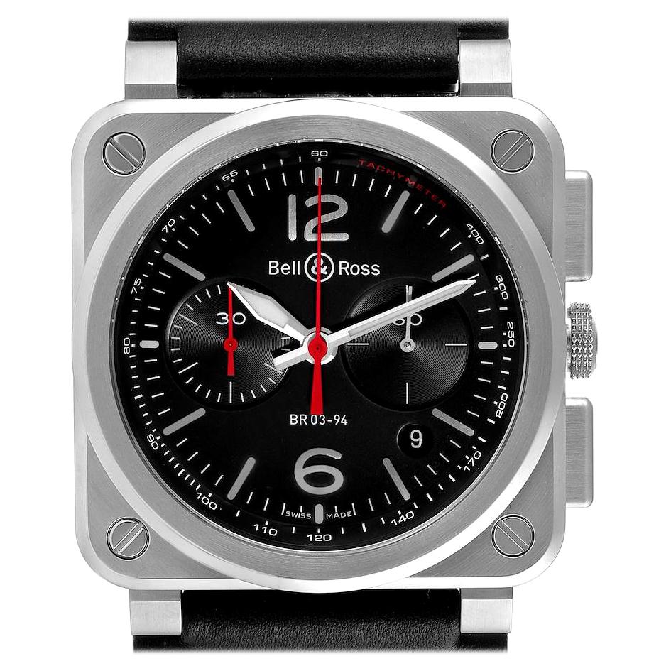 Bell and Ross Marine Matte PVD Black Steel Automatic Men's Watch BR02 ...