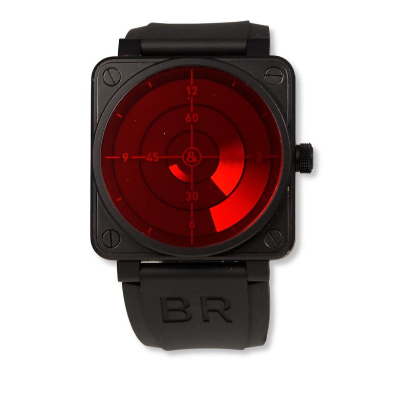 Bell and Ross BR 01-92 Limited Edition Red Radar Stainless Steel Watch ...