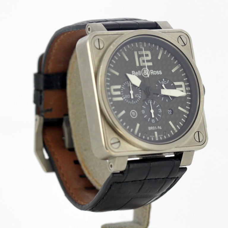 Bell and Ross BR 01-94 Chronographe or Chronograph Wristwatch For Sale ...