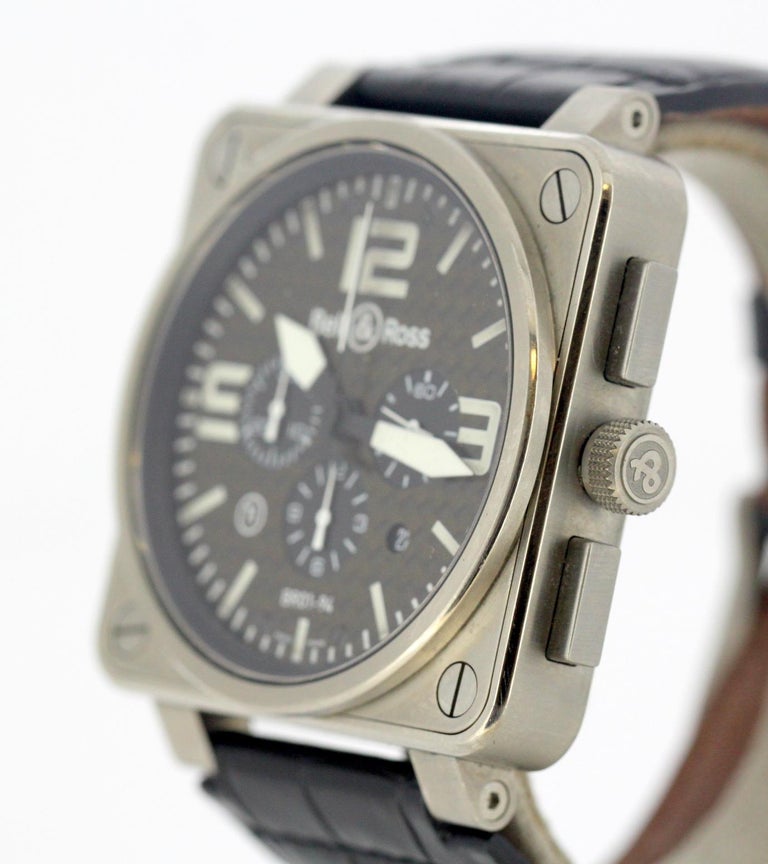 Bell and Ross BR 01-94 Chronographe or Chronograph Wristwatch For Sale ...