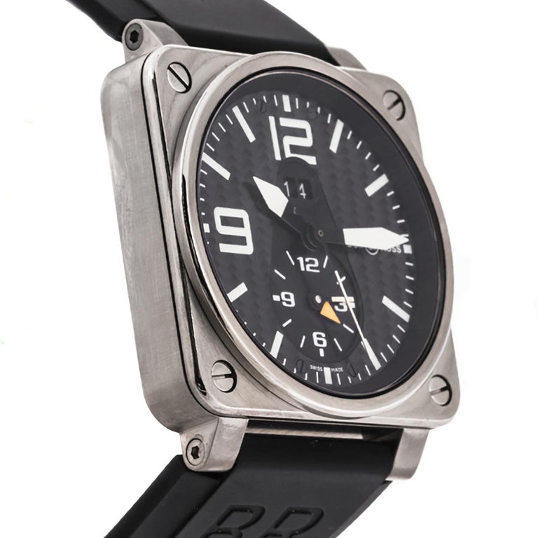 Bell and Ross BR03-51 GMT Titanium and Stainless Steel Watch at 1stDibs
