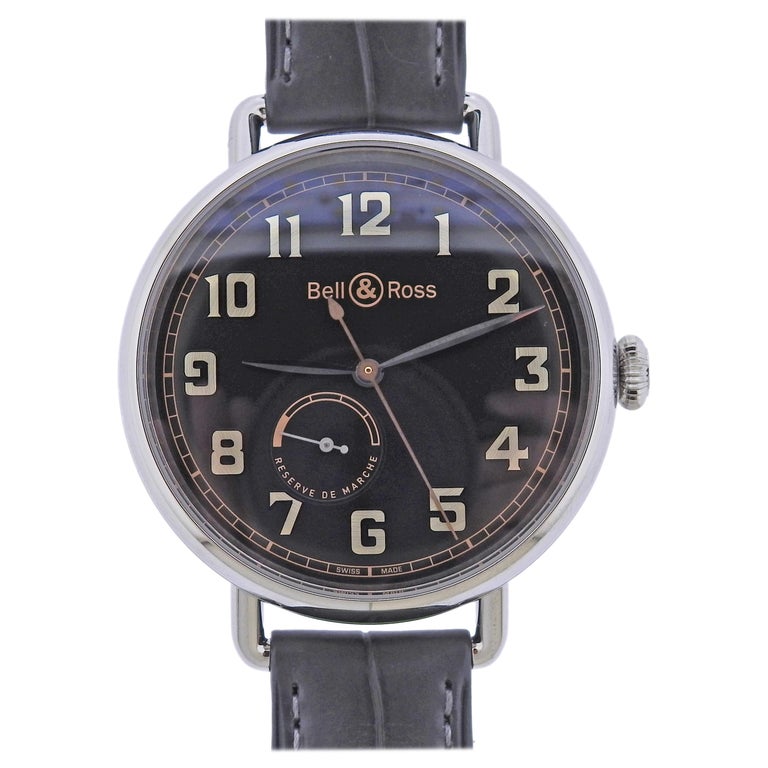 Bell and Ross Vintage WW1 Men''s Watch BRWW197-HER-ST For Sale at 1stDibs
