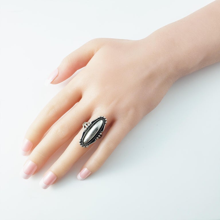 Bell Trading Post Sterling Silver Linear Ring at 1stDibs