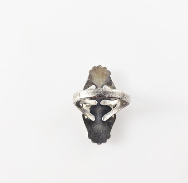 Bell Trading Post Sterling Silver Linear Ring at 1stDibs