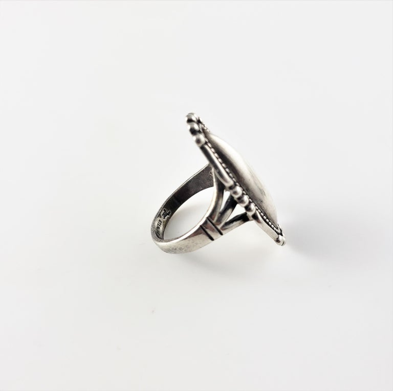 Bell Trading Post Sterling Silver Linear Ring at 1stDibs