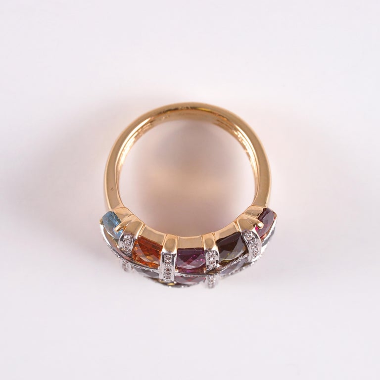 Bellarri Diamond Gemstone Ring at 1stDibs