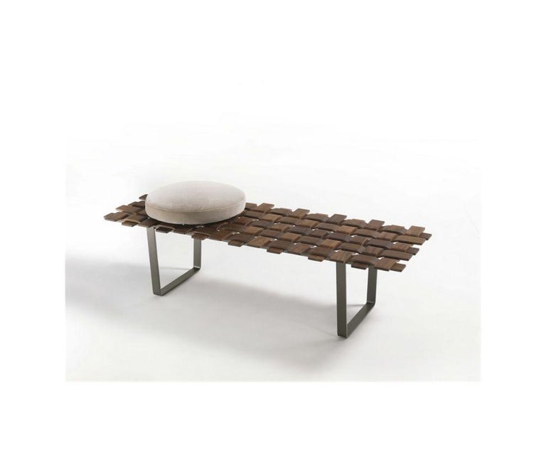 Belt Walnut Bench by Porada For Sale at 1stDibs | porada bench, porada ...
