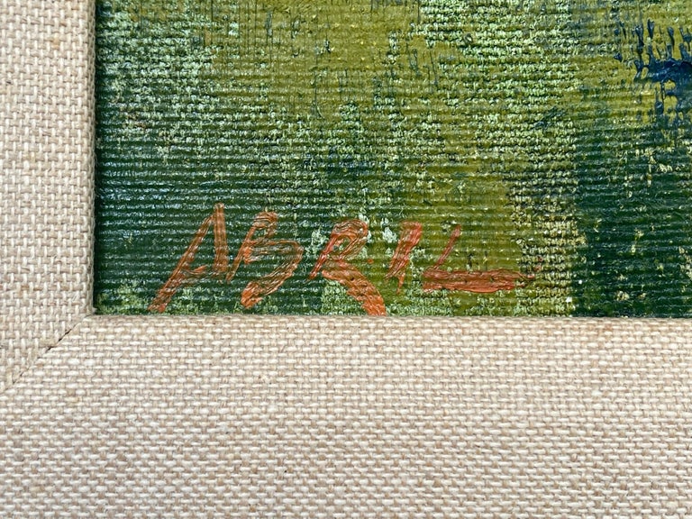 Ben Abril, Impressionist Portrait Painting of Nixon's Poodle Vicky ...