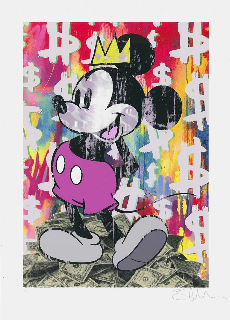Ben Allen - Dollar Mickey (Pop Art, Street Art, Disney) at 1stDibs