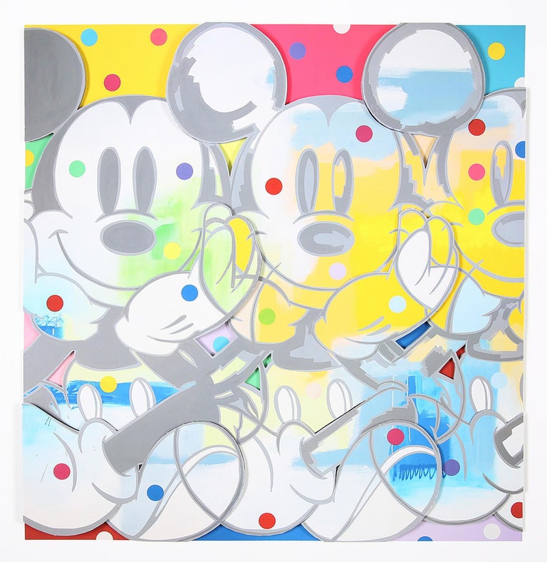 Ben Allen - Mickey Mediation (Pop Art, Street Art, Disney) For Sale at ...