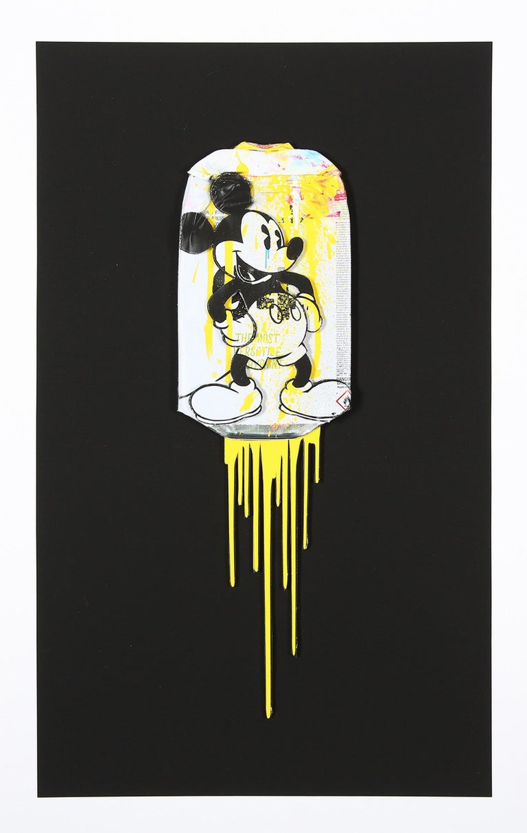 Ben Allen - Mickey Montana (Yellow) (Pop Art, Street Art, Disney) For ...