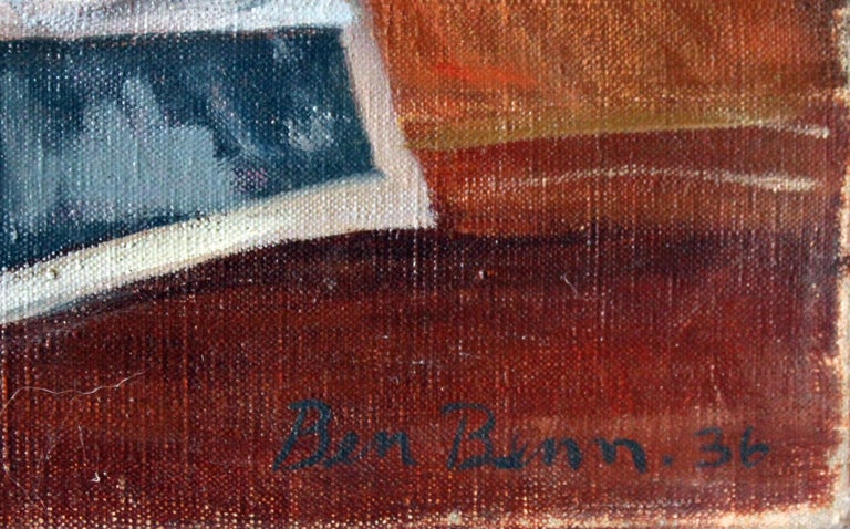 Ben Benn - "Still Life with Flowers" American Modern Colorful Oil ...