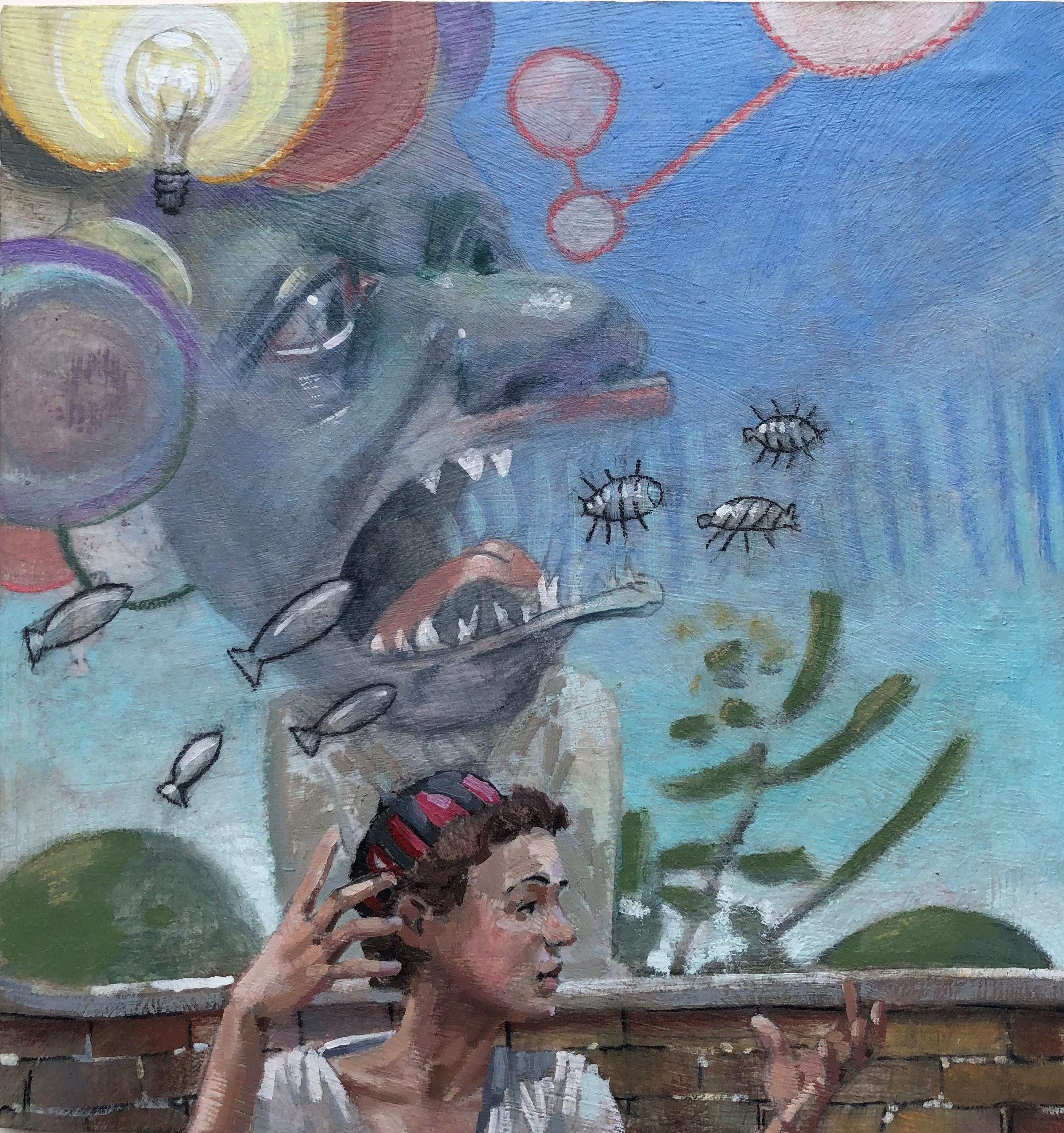 Benjamin Duke - Hyperobject, Surreal Architectural Landscape, Blue Sky ...