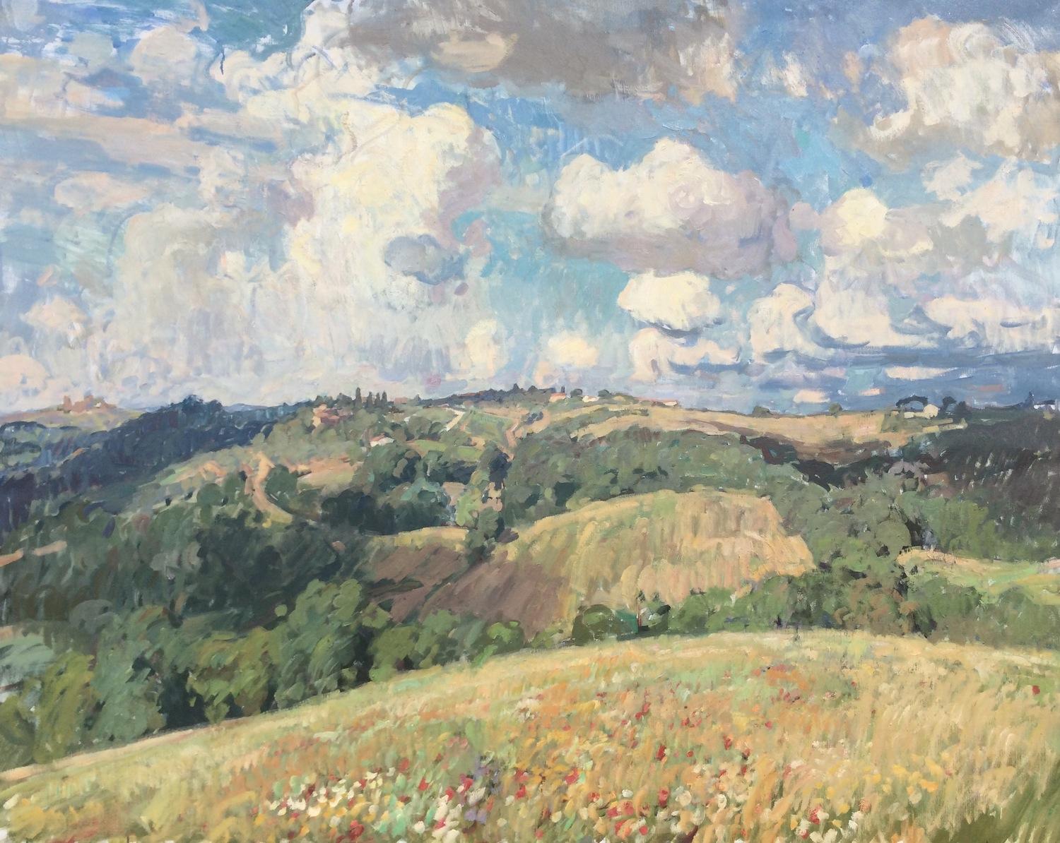 Ben Fenske - Clouds Building at 1stDibs | ben fenske artist, ben fenske art