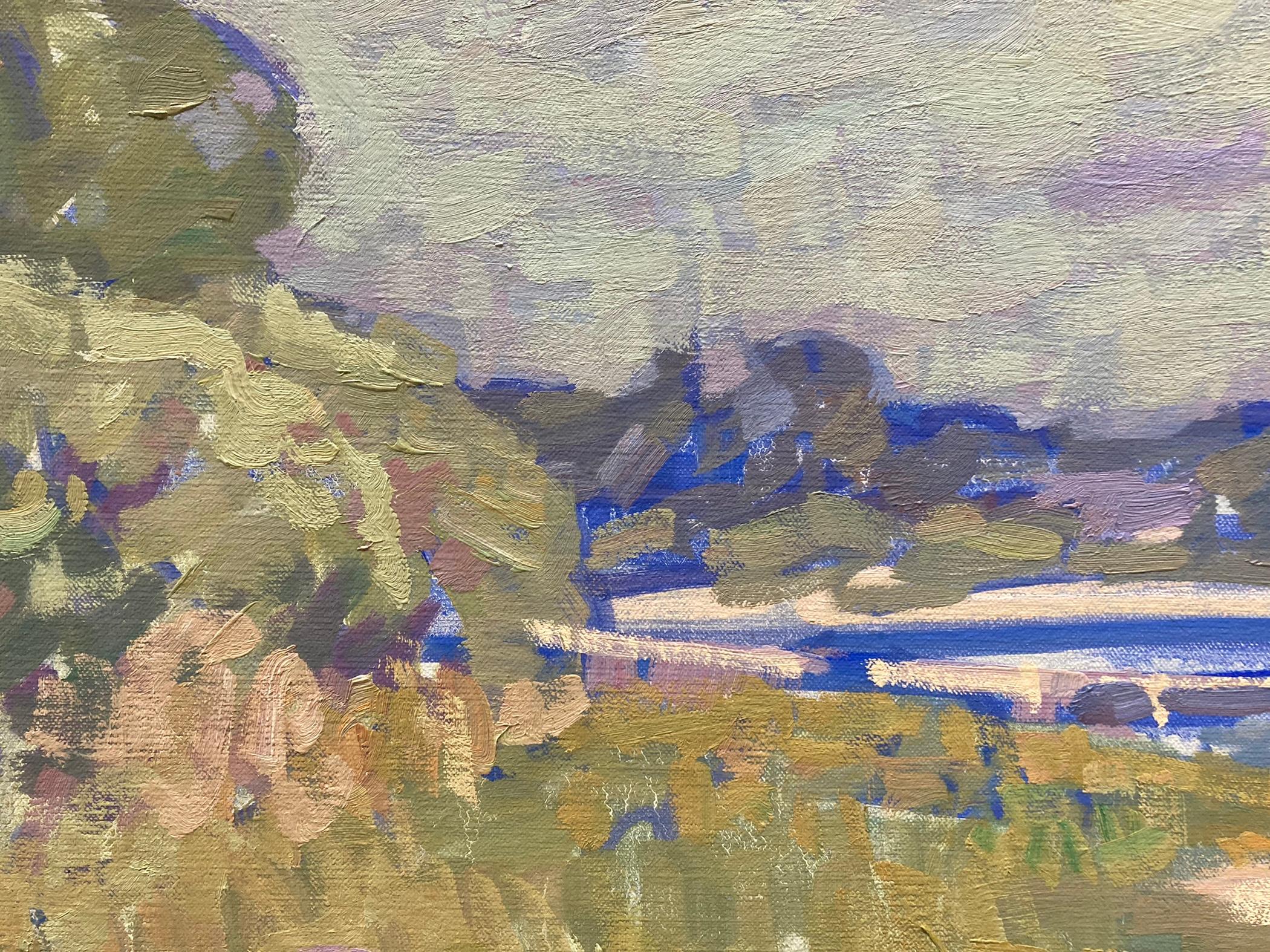 Ben Fenske - Secret Beach, Pink Clouds at 1stDibs | ben fenske artist ...