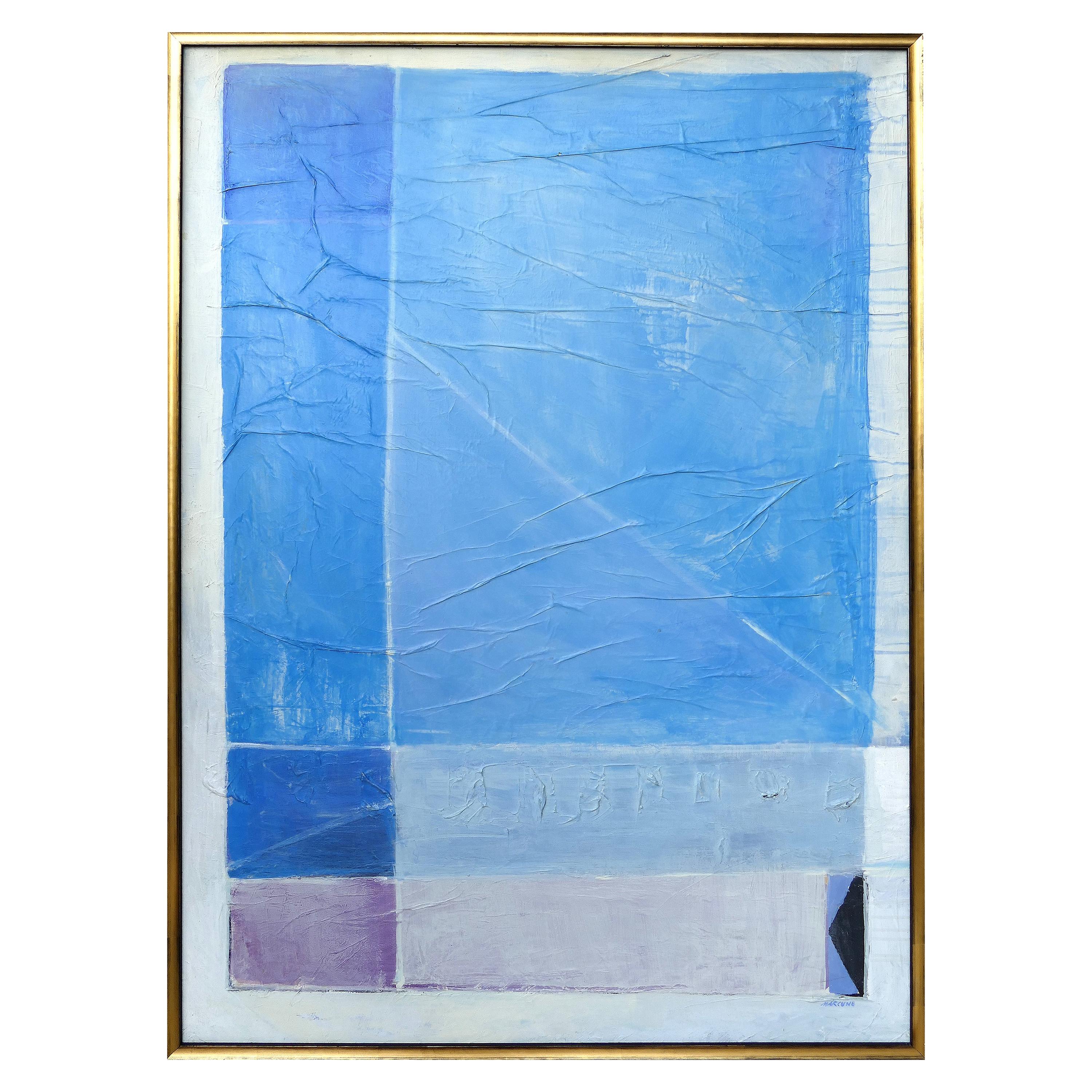 Ben Fortunato Marcune Abstract Mixed-Media Painting For Sale at 1stDibs