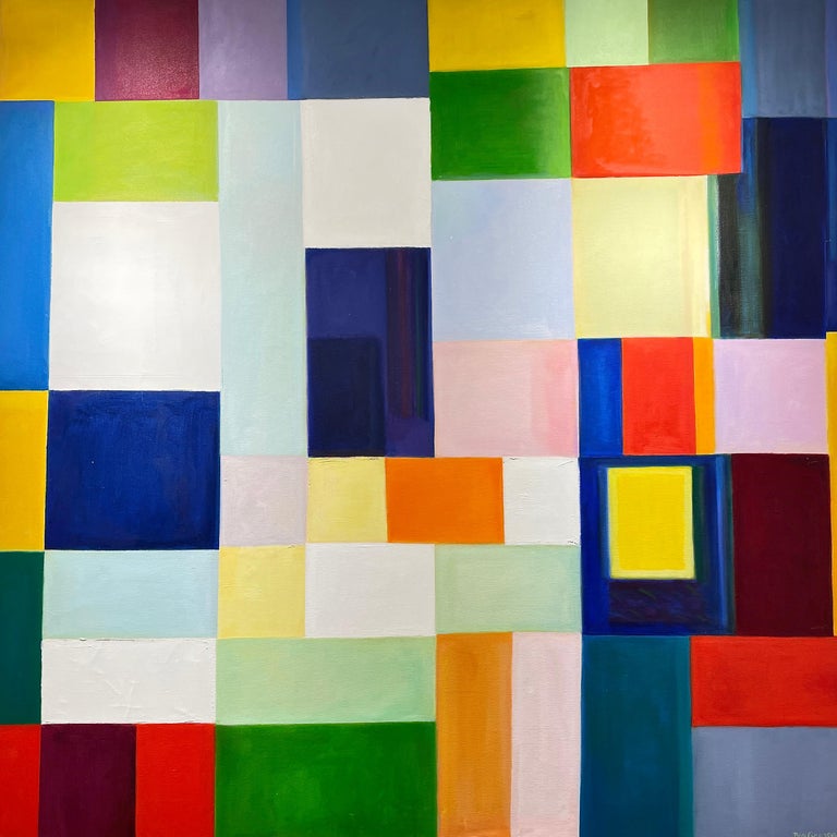 Ben Georgia - Color Field Painting. Title - Inner Space For Sale at 1stDibs