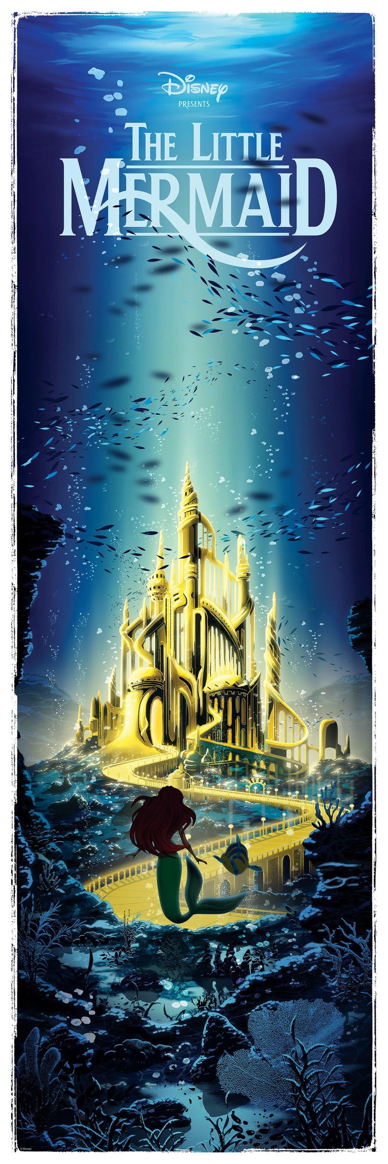 Little Mermaid Castle Poster