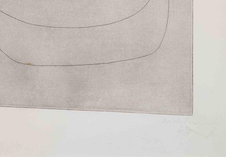 Ben Nicholson - Torcello II - Etching by Ben Nicholson - 1967 For Sale ...