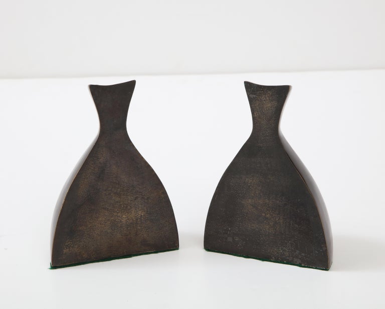 Ben Seibel Bronze Pawn Bookends For Sale at 1stDibs