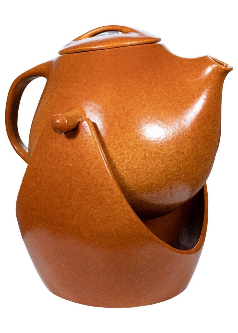 Ben Seibel Raymor Roseville Terra Cotta Tilting Coffee Pot, Pitcher ...
