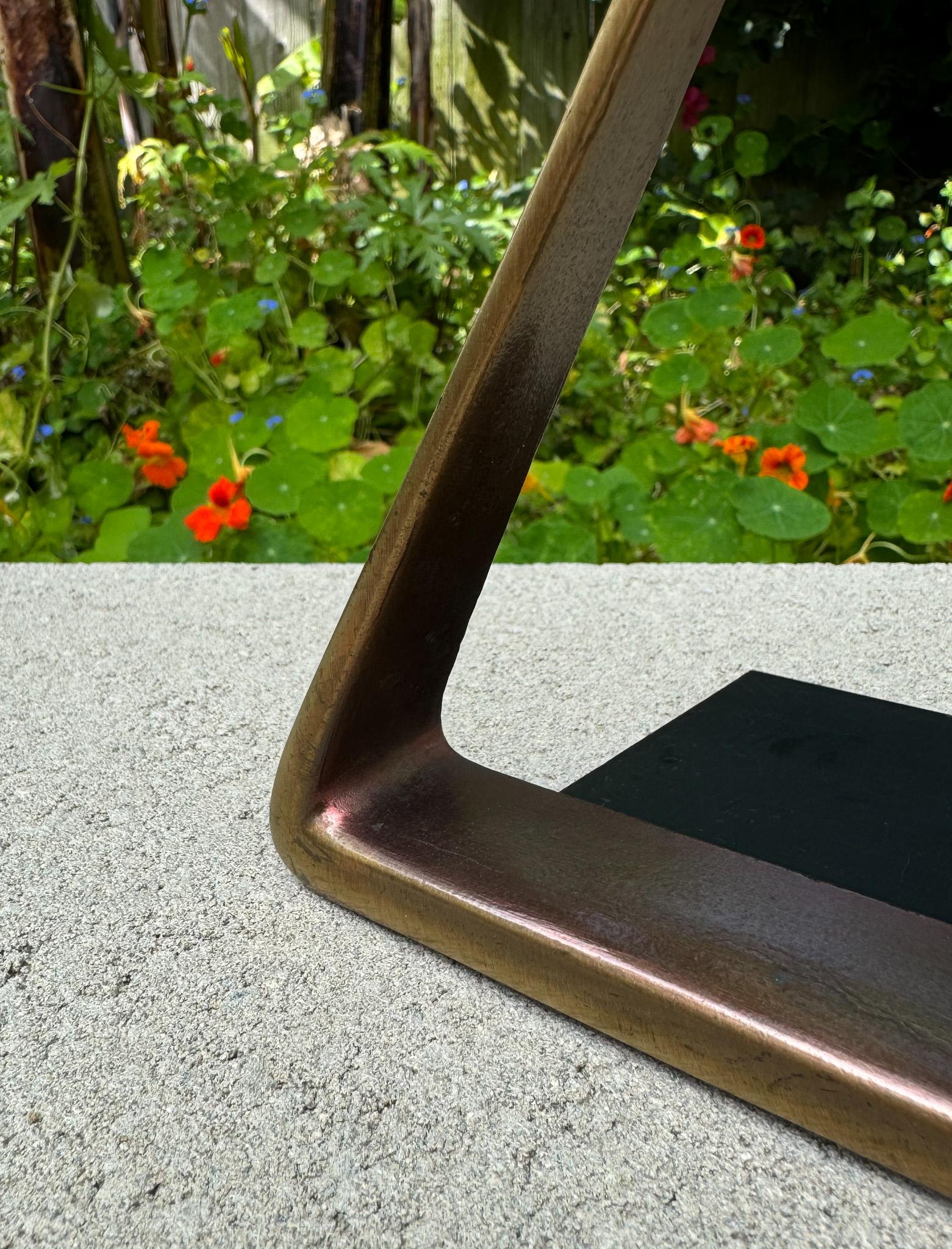 Ben Seibel Triangle Brass Bookends for Jenfred Ware, c.1960 For Sale at ...