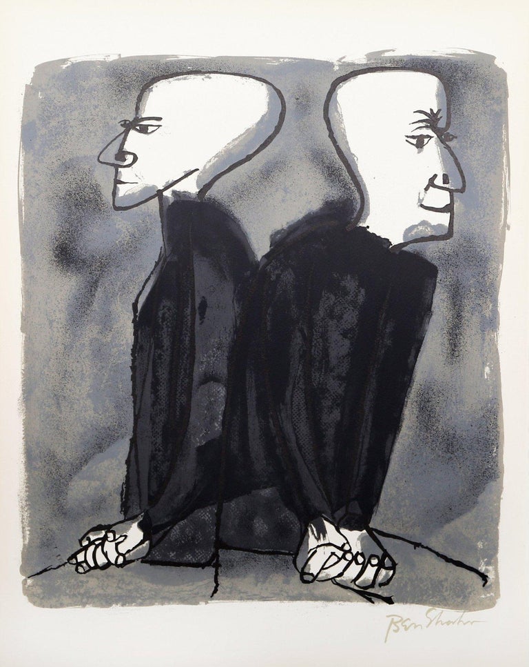Ben Shahn - Partings Long Seen Coming from the Rilke Portfolio For Sale ...