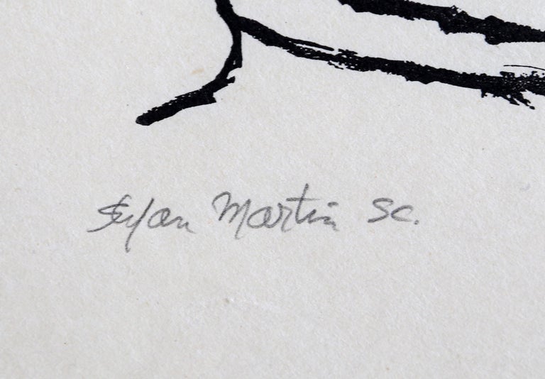 Ben Shahn - Skowhegan, Wood Engraving by Ben Shahn For Sale at 1stDibs