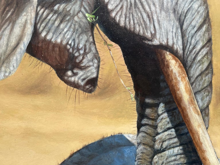 Ben Waddams - 'Into the Heat' Realist painting of a African baby ...