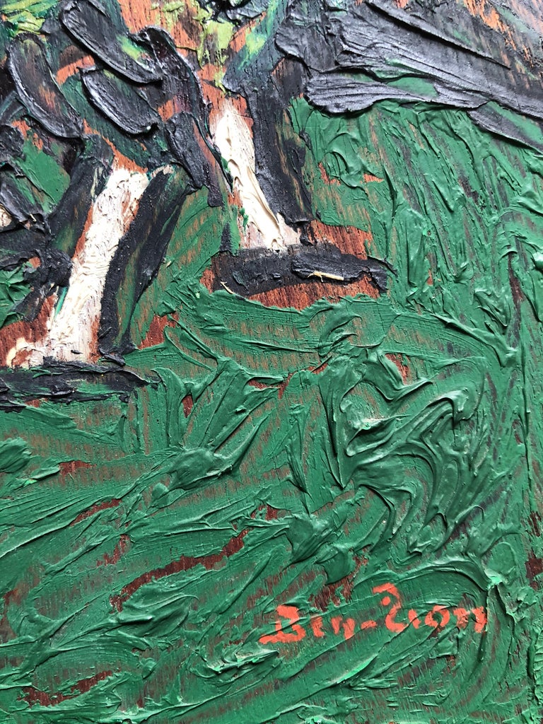 Ben-Zion Weinman - American Modernist Oil Painting Gestural Landscape ...