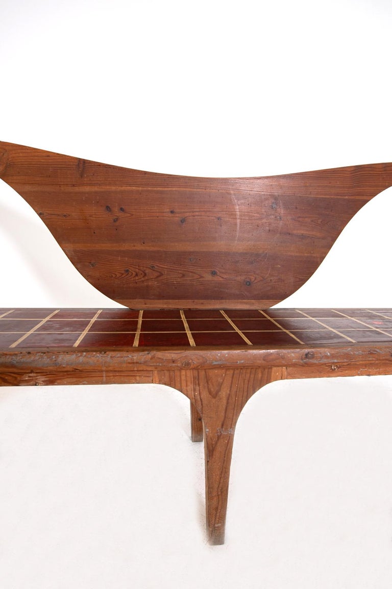 Bench by Paolo Buffa in Wood, 1950 at 1stDibs