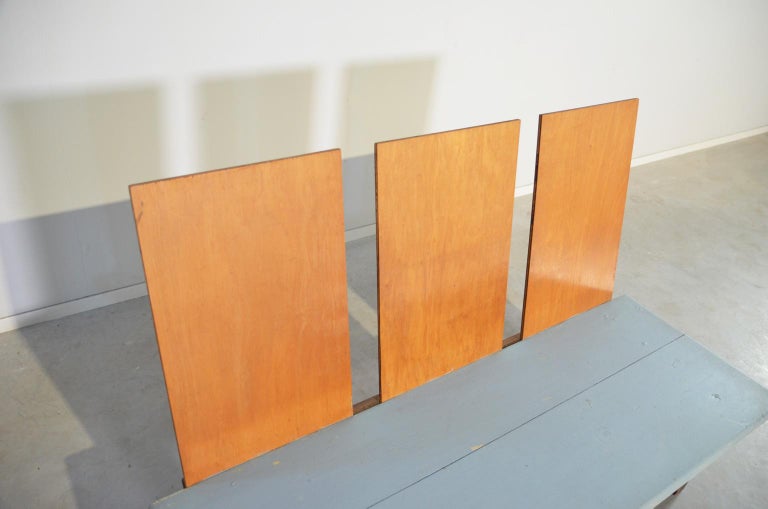 Wooden Bench in the Manner of Dutch De Stijl designer Gerrit Rietveld ...