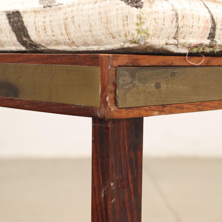 Bench Jacaranda Wood, Italy, 1960s For Sale at 1stDibs