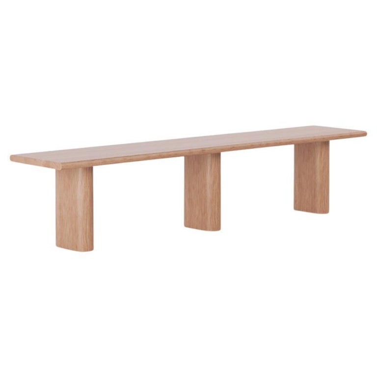 Bench Large Natural Wood For Sale at 1stDibs