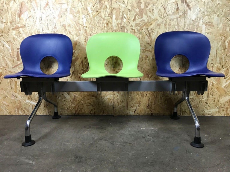 Bench Paul Barbieri Oliva Rexite 3 Seater Chair Waiting Bench Chrome ...