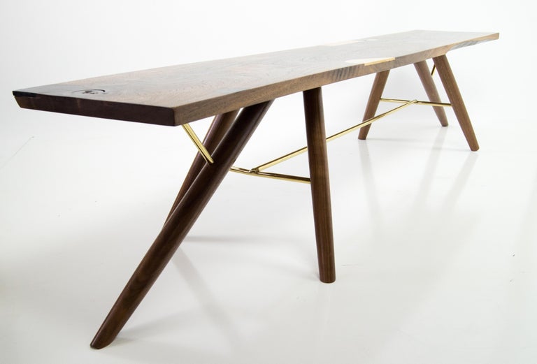 Bench with Inlays and Exquisite Detailing, Poet's Bench by Birnam Wood ...