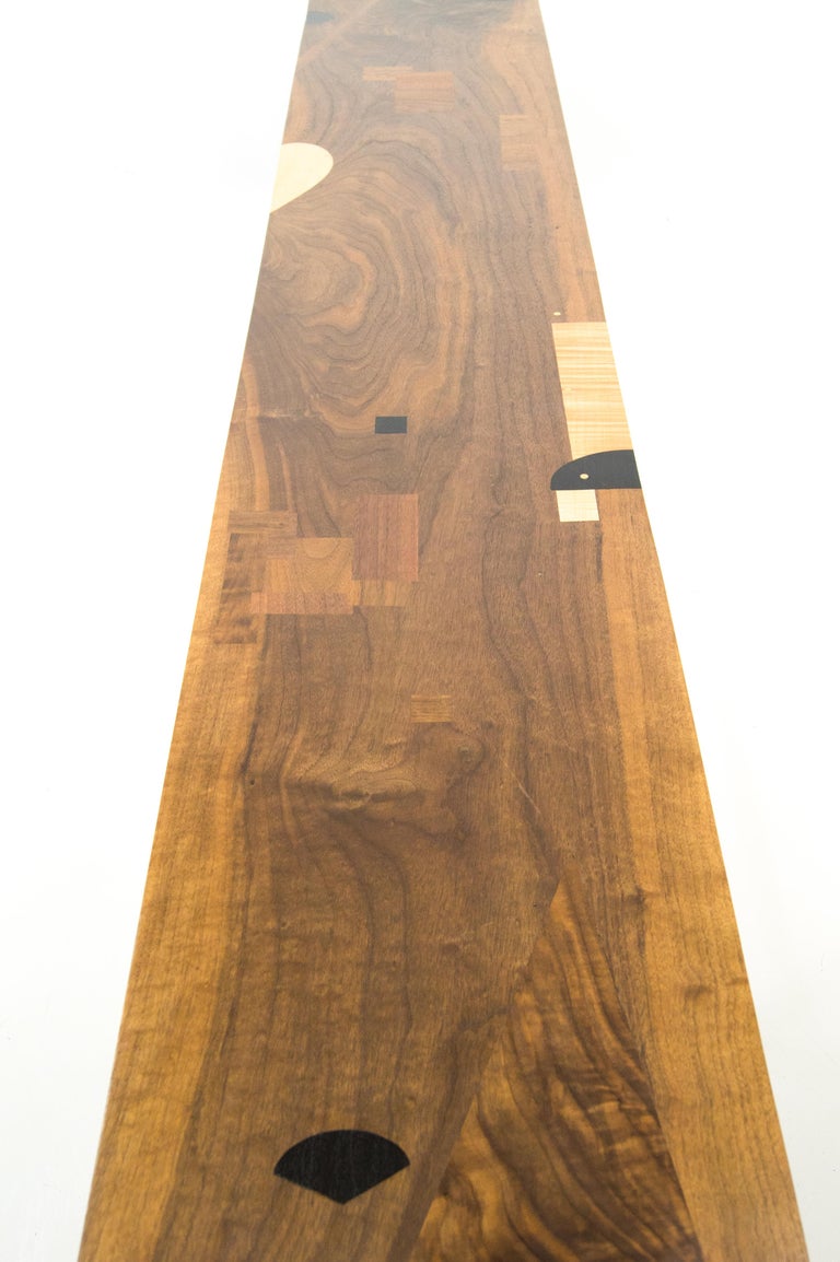 Bench with Inlays and Exquisite Detailing, Poet's Bench by Birnam Wood ...