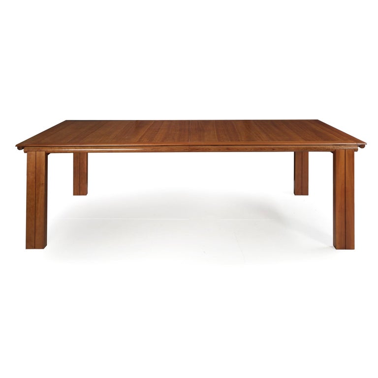 Benchmade Vintage Modern Cherry and Maple Dining Table, circa 1980 at ...