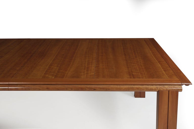Benchmade Vintage Modern Cherry and Maple Dining Table, circa 1980 at ...